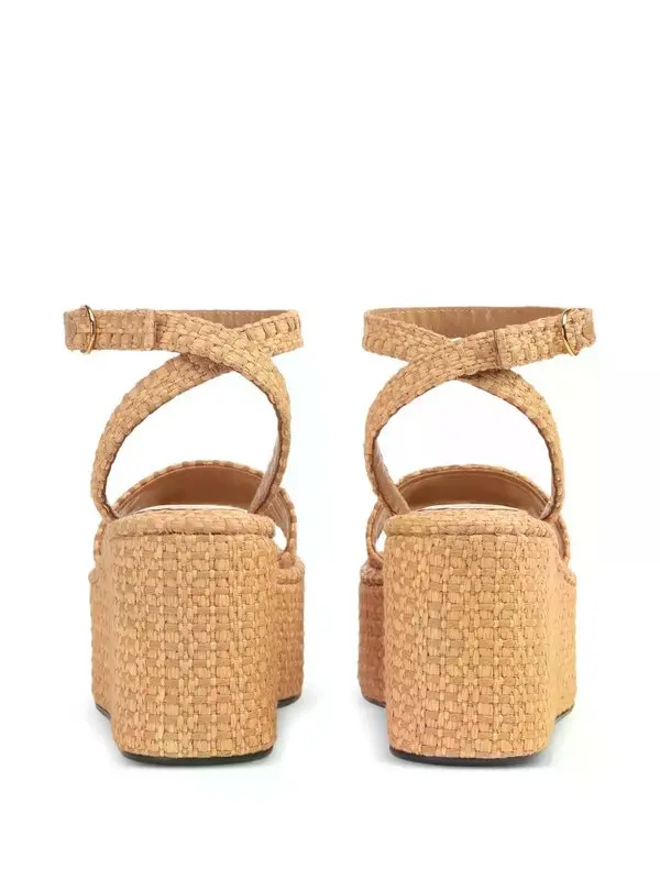 SERGIO ROSSI Logo-plaque Platform Sandals
