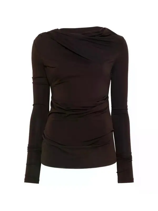 ENTIRE STUDIOS Drape Long-sleeve Top