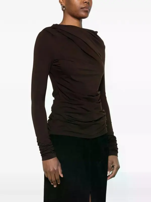 ENTIRE STUDIOS Drape Long-sleeve Top