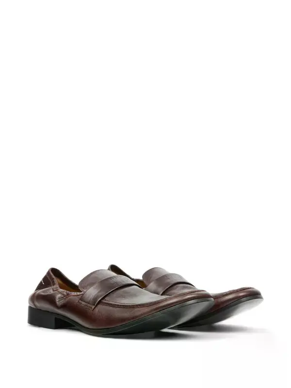 MAISON MARGIELA Penny Strap Leather Loafers