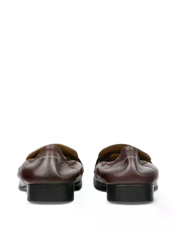 MAISON MARGIELA Penny Strap Leather Loafers