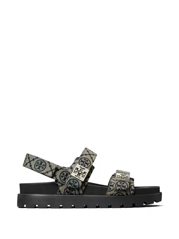 Tory Burch T Monogram Mellow Sport Sandal - Neutrals