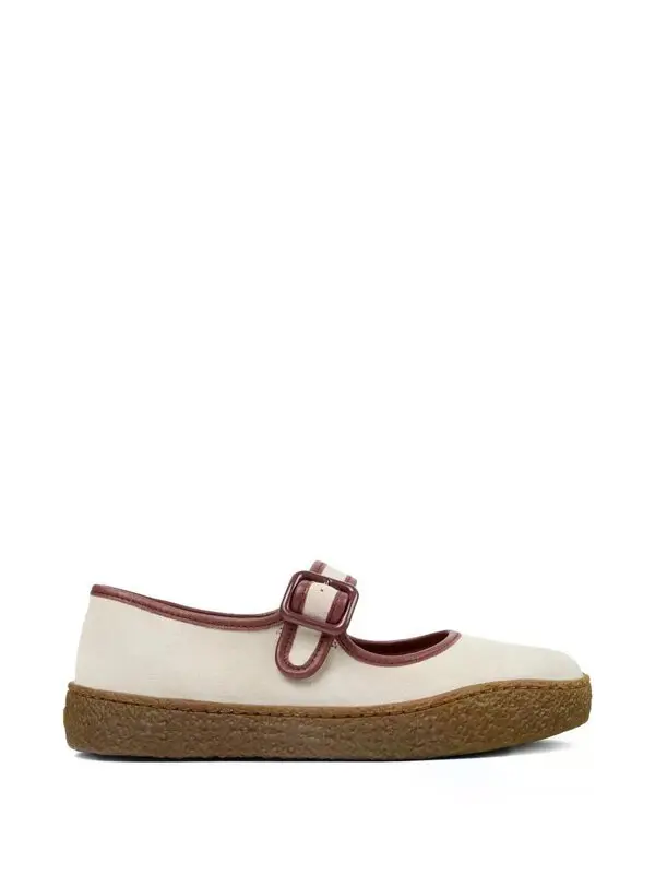 Camper Peu Terreno Buckle-strap Ballet Flats - Neutrals