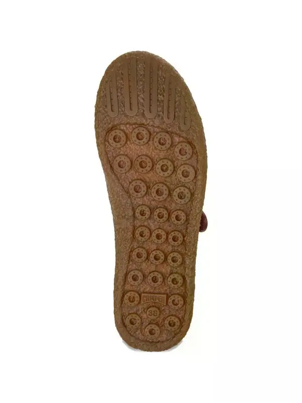 Camper Peu Terreno Buckle-strap Ballet Flats - Neutrals