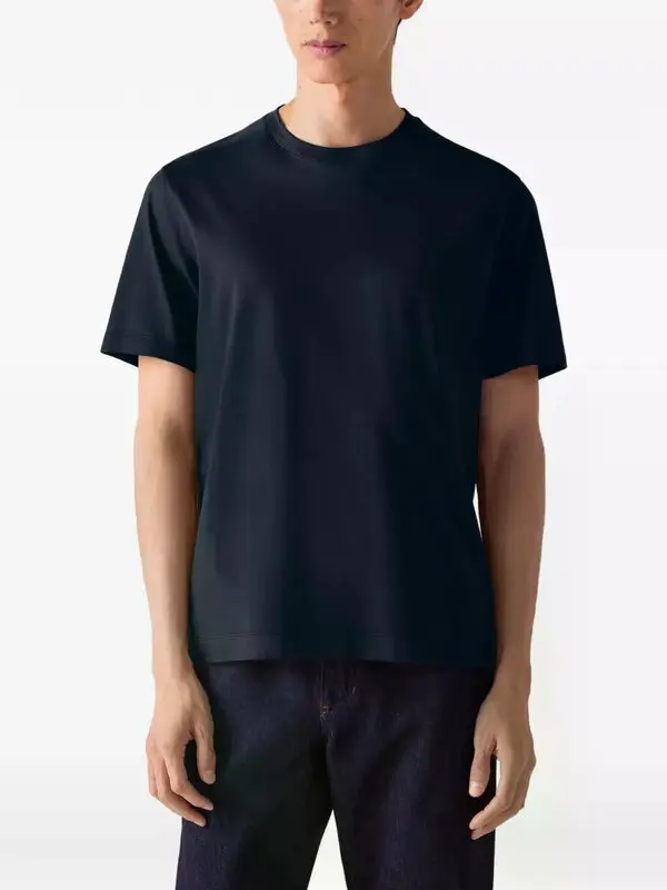 Zegna Piqué T-shirt - Blue