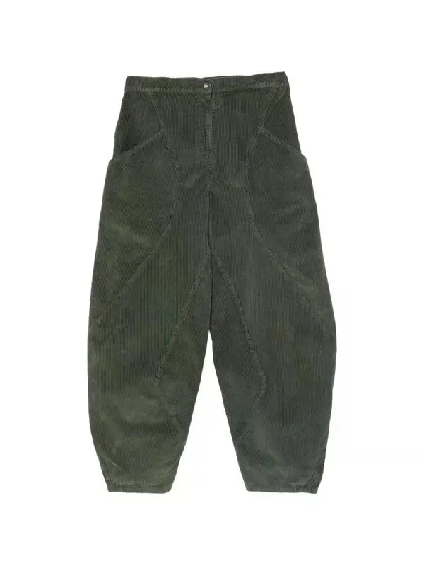 Henrik Vibskov Corduroy Panelled Trousers - Green