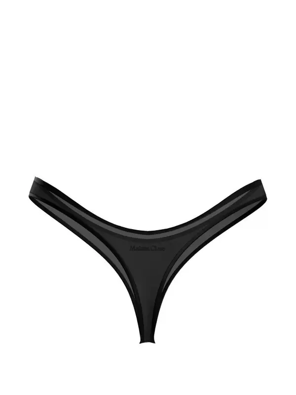 MAISON CLOSE La Parisienne Thong - Black
