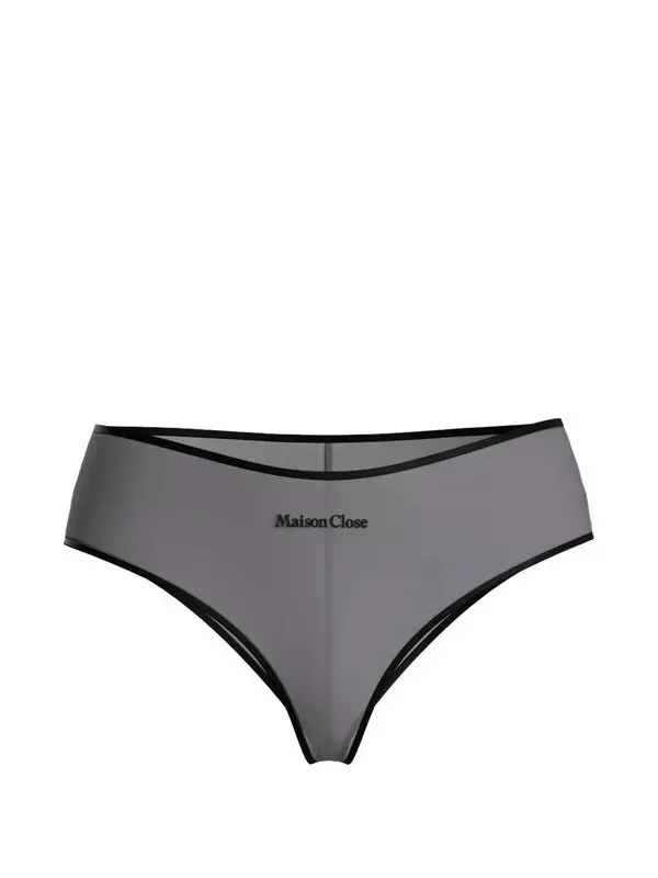 MAISON CLOSE La Parisienne Hipster Briefs - Grey