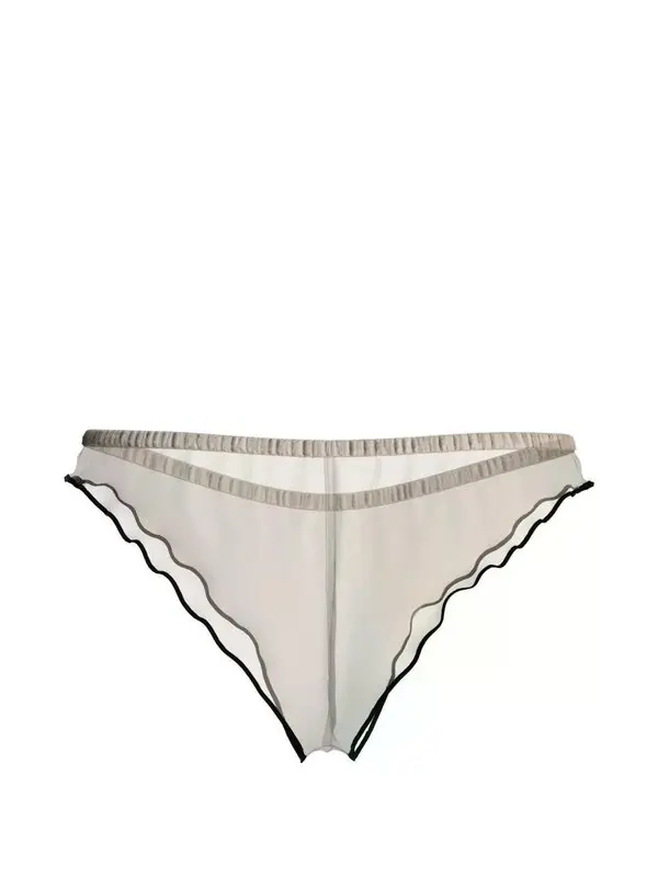 MAISON CLOSE La Parisienne Tanga - Neutrals