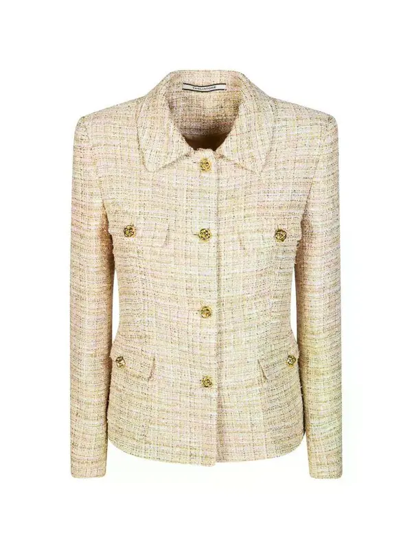 Tagliatore Collared Tweed Jacket