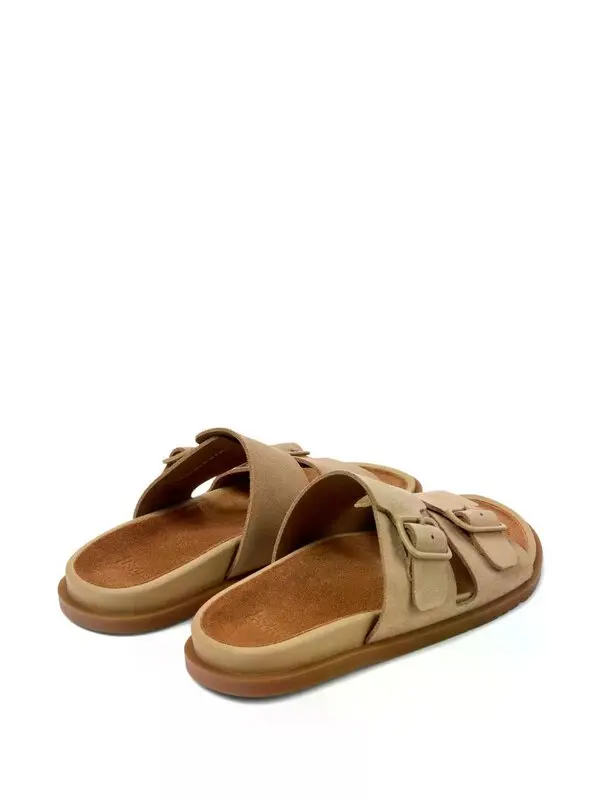 Camper Buckle Leather Sandals