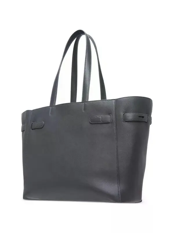 Thom Browne Small Logo-detail Tote Bag - Grey