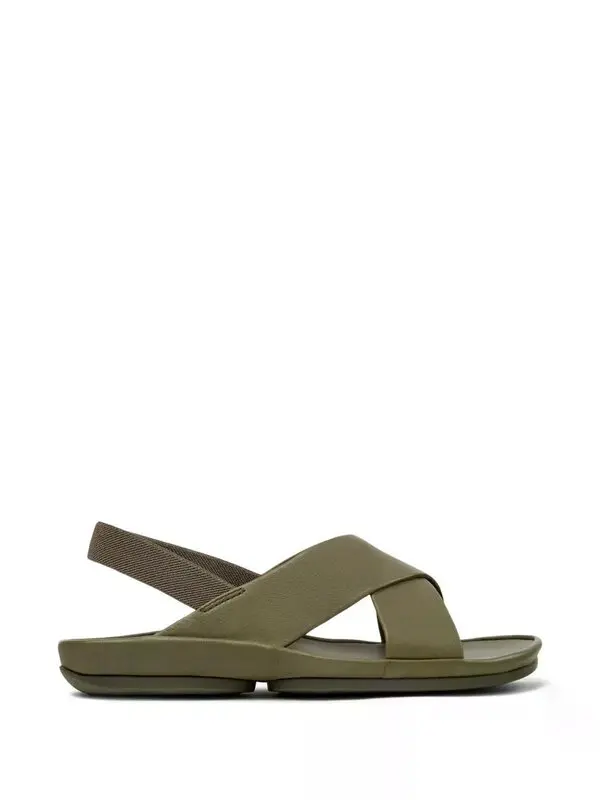 Camper Isla Crossover Leather Sandals