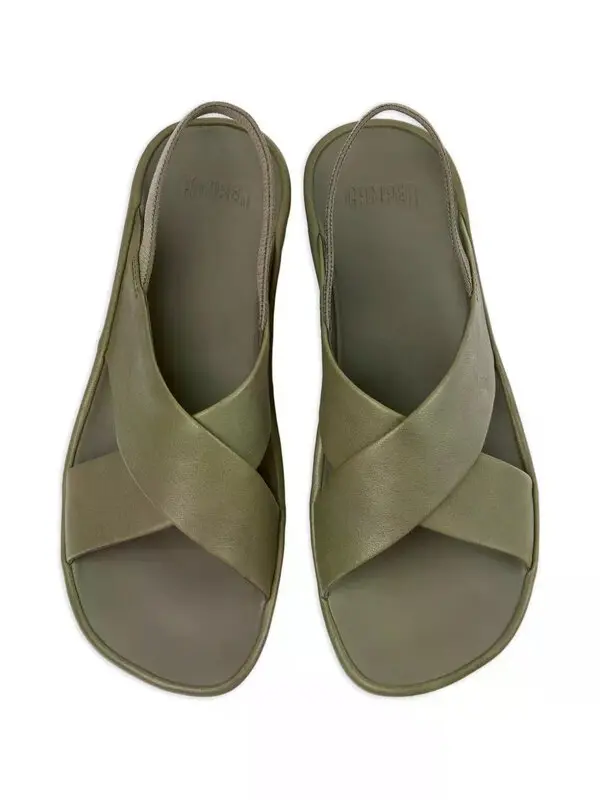 Camper Isla Crossover Leather Sandals