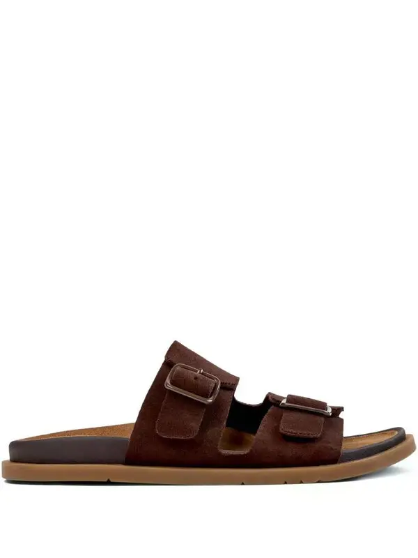 Camper Lluc Buckle Sandals - Brown