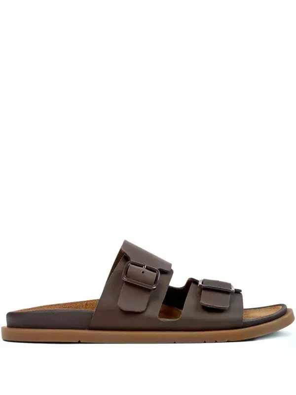 Camper Buckle Lluc Sandals - Brown