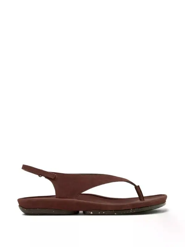 Camper Isla Leather Sandals - Brown