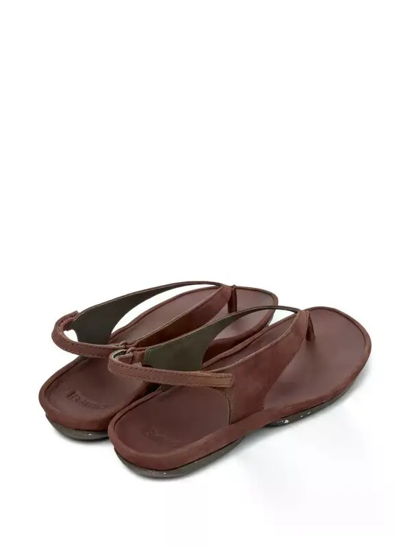 Camper Isla Leather Sandals - Brown