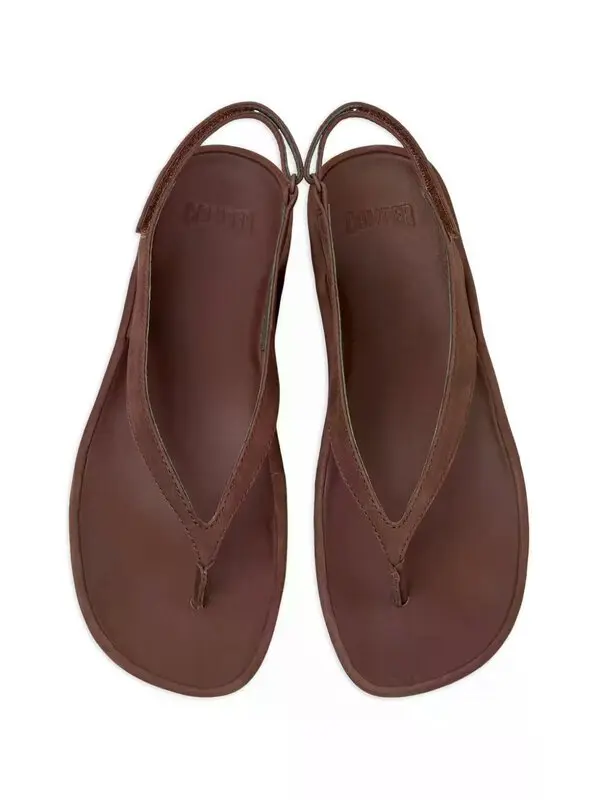 Camper Isla Leather Sandals - Brown