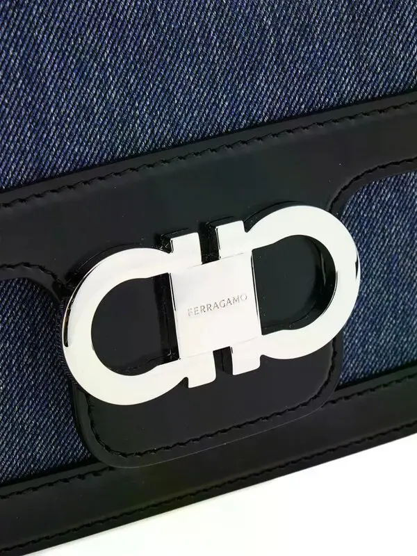 FERRAGAMO Double Gancini Crossbody Bag