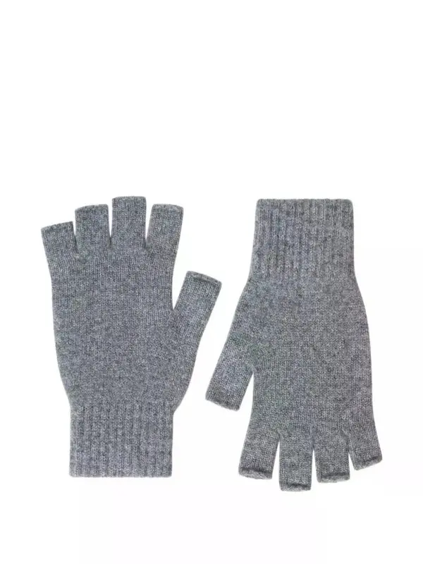 Pringle Of Scotland Fingerless Gloves - Grey