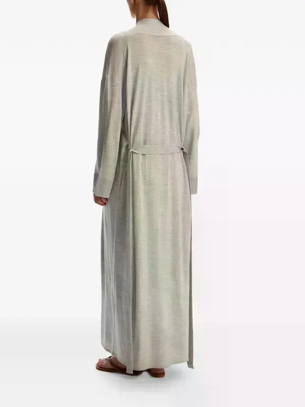 12 STOREEZ Belted Merino-silk Cardigan