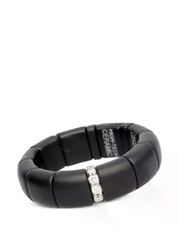 Roberto Demeglio Pura Diamond Ceramic Ring - Black