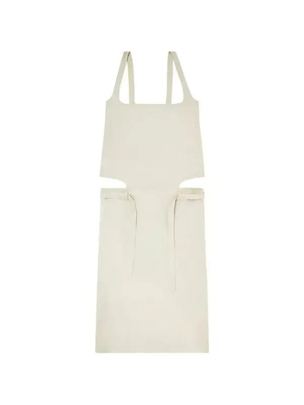 DIESEL® D-sana Square-neck Midi Dress - Neutrals