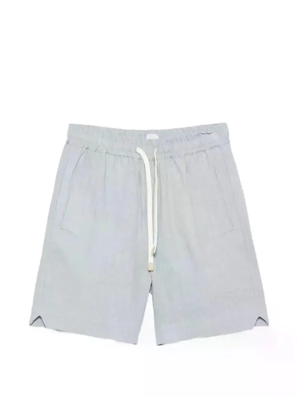 Eleventy Drawstring Deck Shorts - Blue