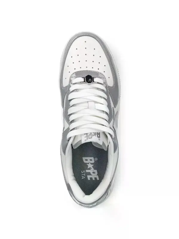 A BATHING APE Star-embellished Low Top Sneakers