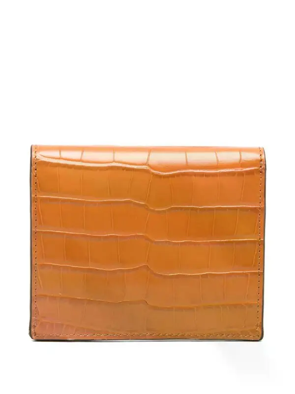 TOTEME T-lock Embossed Cardholder - Orange