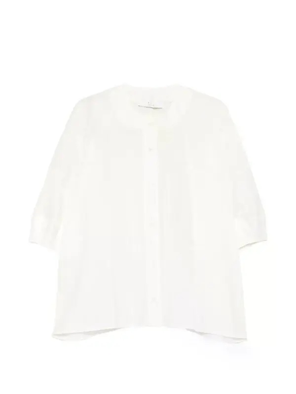 TELA Button-up Textured Shirt