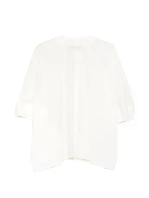 TELA Button-up Textured Shirt