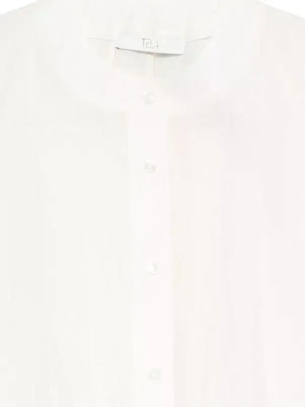 TELA Button-up Textured Shirt