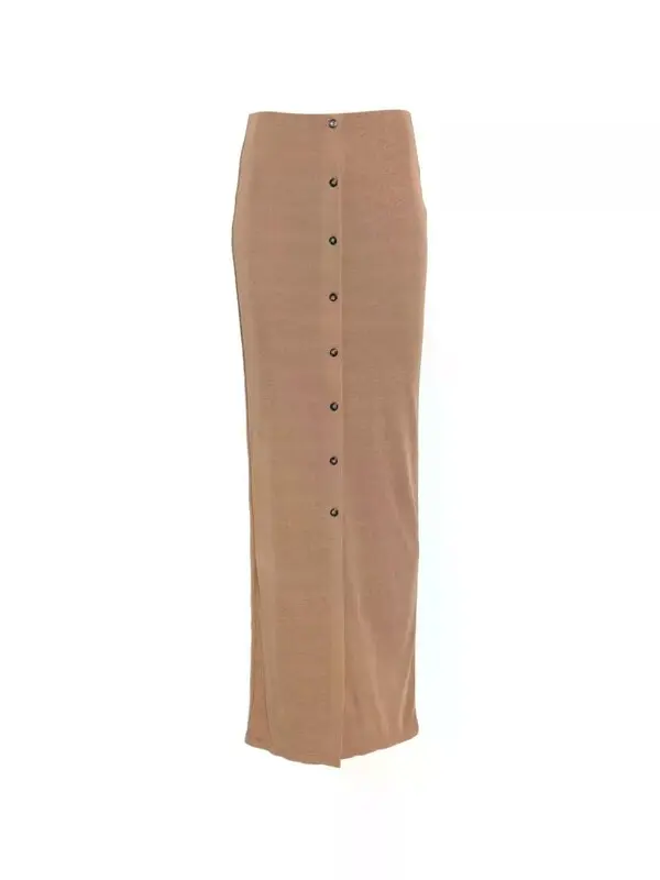 Nanushka Button-down Maxi Skirt
