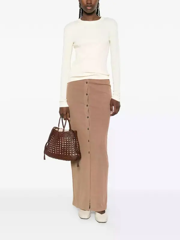 Nanushka Button-down Maxi Skirt