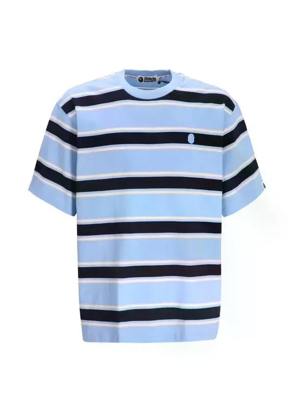 A BATHING APE Striped T-shirt