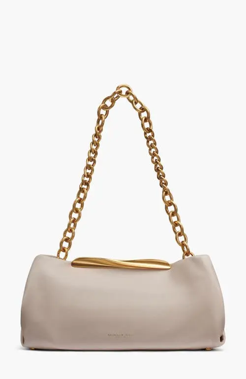 Donna Karan New York Poplin Clutch Bag - Sand