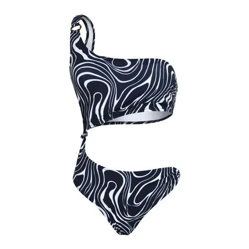 Vilebrequin Asymmetric One-piece Swimsuit - Navy