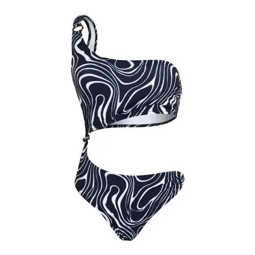 Vilebrequin Asymmetrical One-piece Swimsuit - Navy