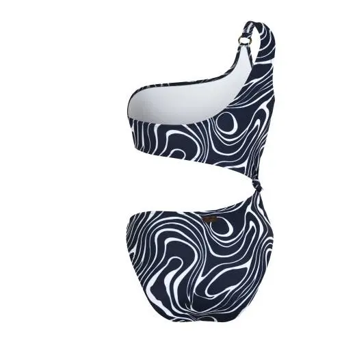 Vilebrequin Asymmetrical One-piece Swimsuit - Navy