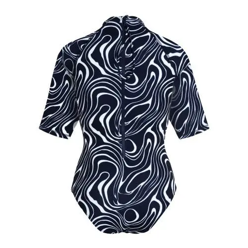 Vilebrequin Short Sleeve Uv Protection One-piece Rashguard