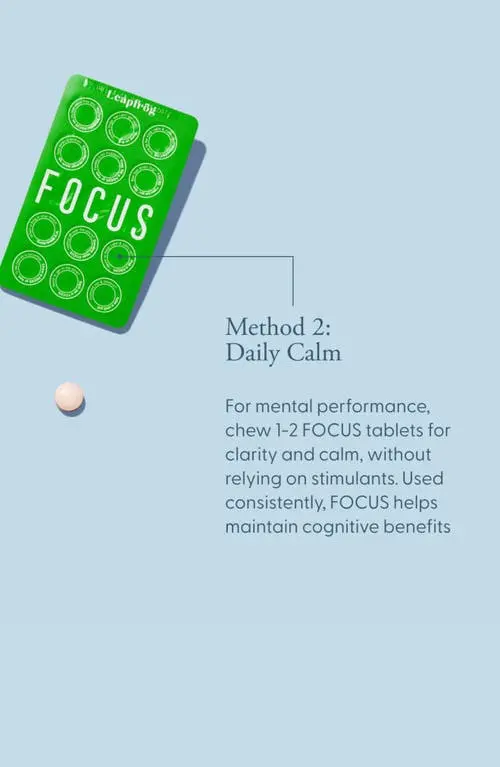 LEAPFROG Focus Food Supplement - 30 Tablets