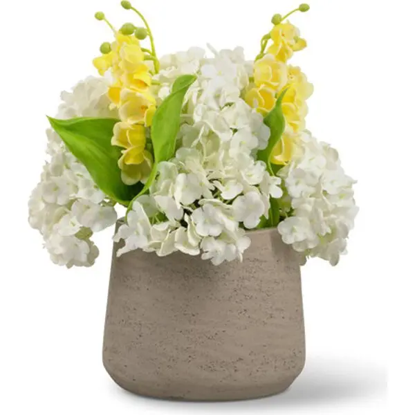 COCOBELLA Carina Realtouch Mixed Floral Arrangement - Ash