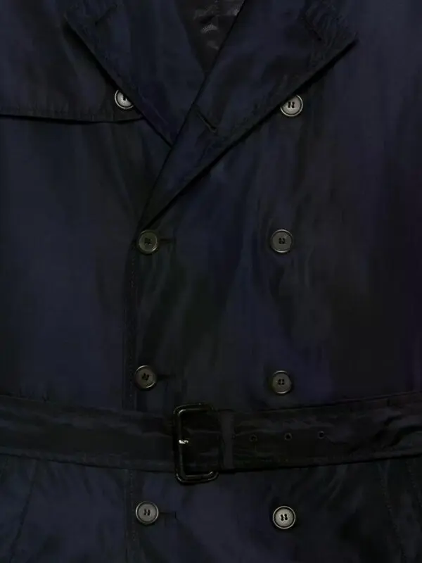 Prada 2000s Double-breasted Raincoat