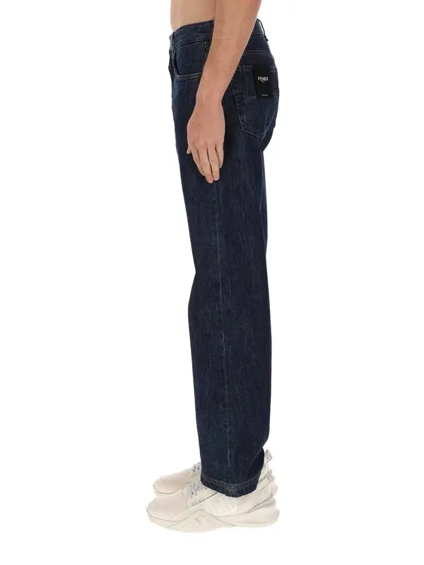 Fendi Regular Fit Jeans - Blue