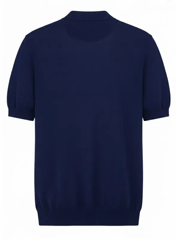 Tagliatore Cotton Polo - Blue