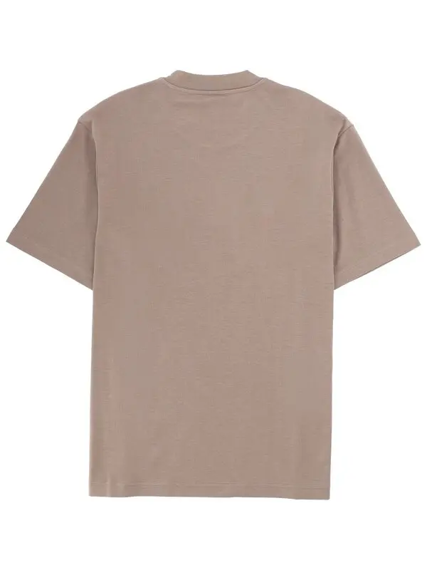 Emporio Armani T-shirt With Icon Embroidery