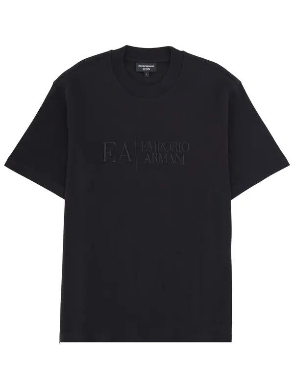 Emporio Armani T-shirt With Icon Embroidery