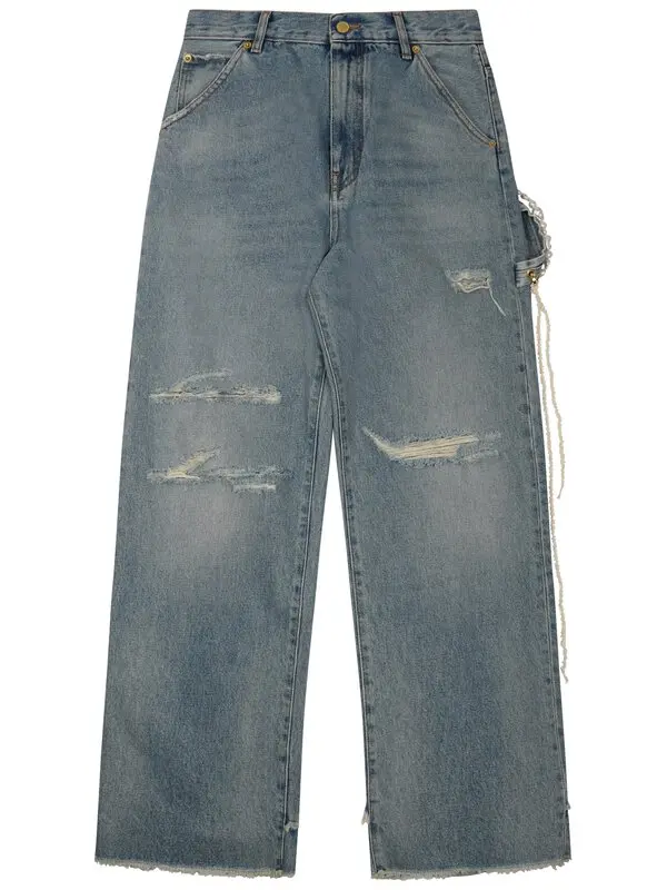 DARKPARK Destroyed Effect Jeans - Multicolour